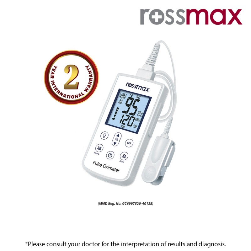 Rossmax SA210 Handheld Pulse Oximeter | Herculife.com